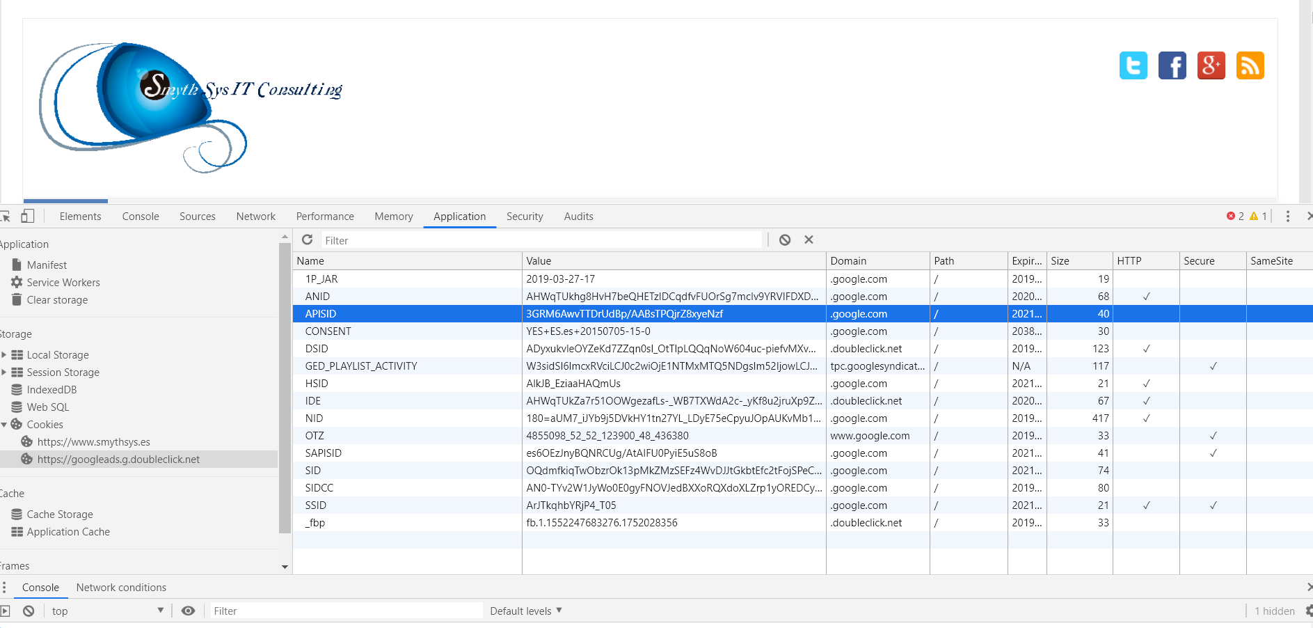 Cómo ver qué cookies usa una página web con el Inspector de Chrome ... Cómo ver qué cookies usa una página web con el Inspector de Chrome ...