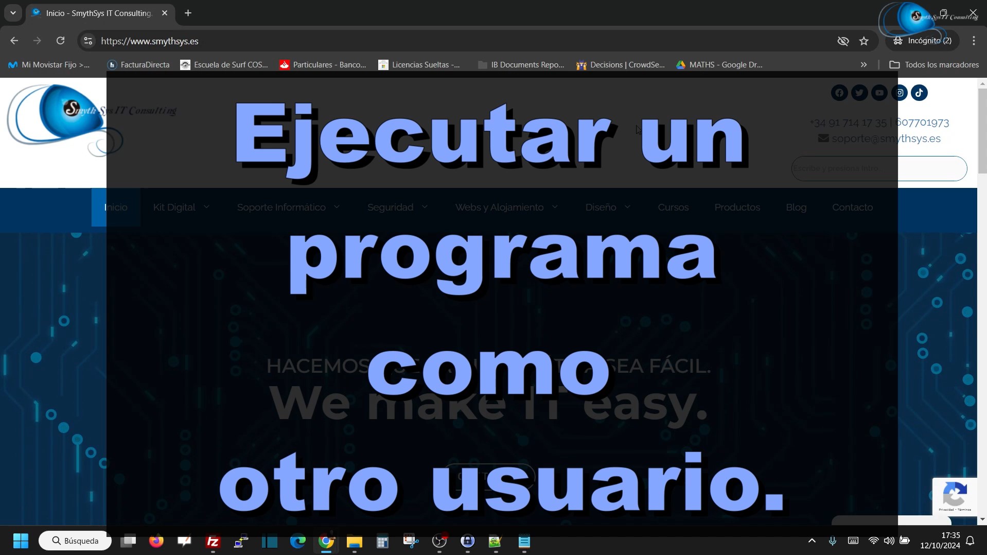 Cómo ejecutar un programa como otro usuario desde Windows. - SmythSys ... Cómo ejecutar un programa como otro usuario desde Windows. - SmythSys ...