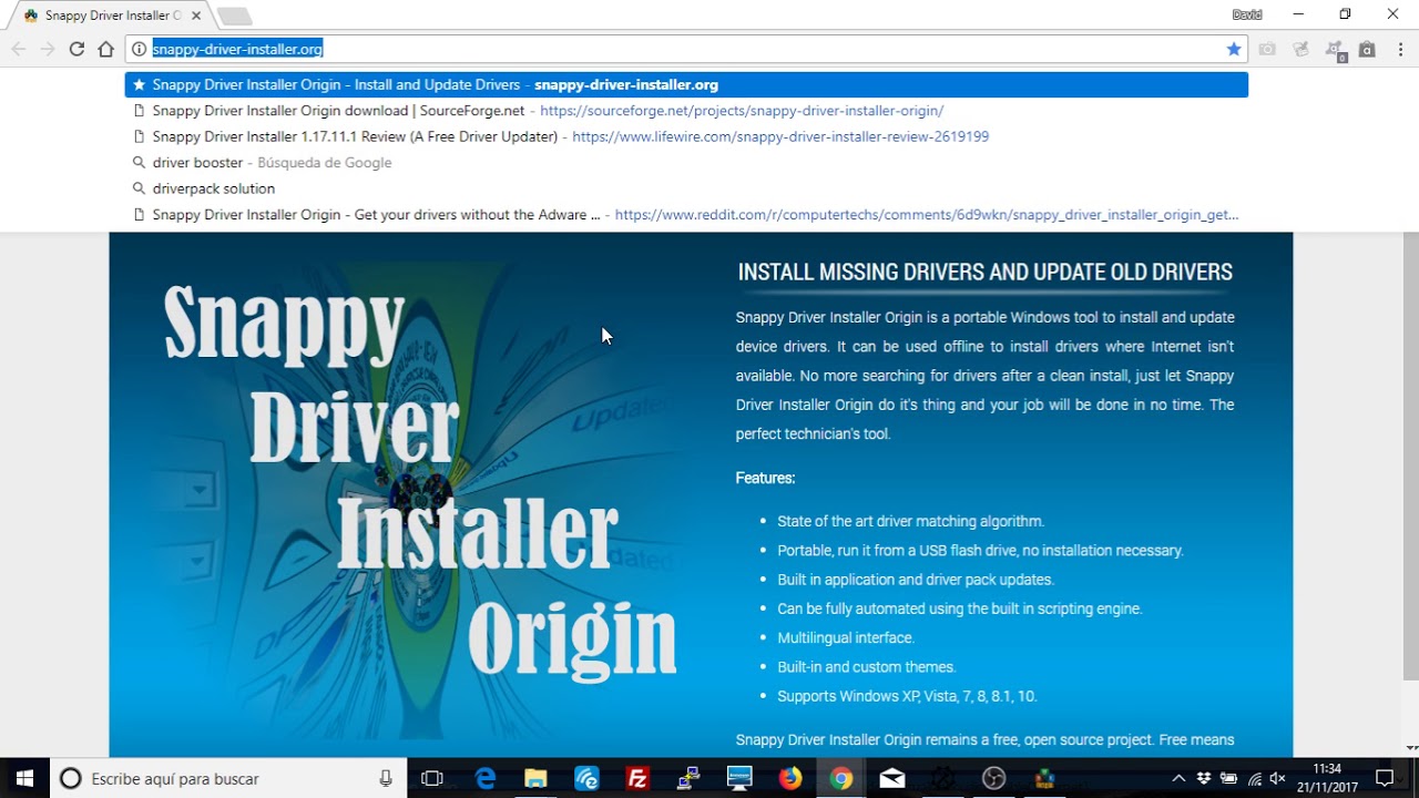 Snappy Driver Installer Origin: programa para mantener los drivers ...